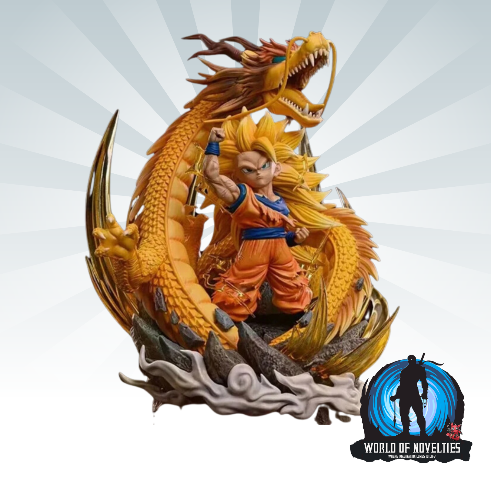 Goku SSJ3 Figure - World of Novelties